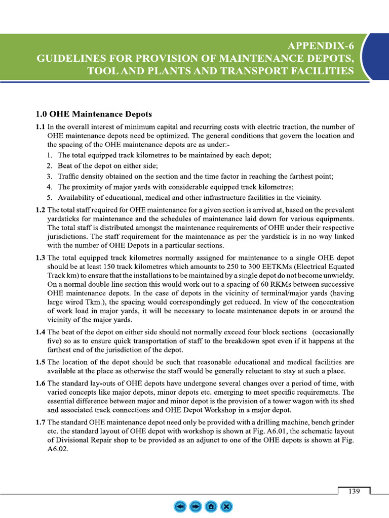 ACTM Standard OHE Depot | PDF