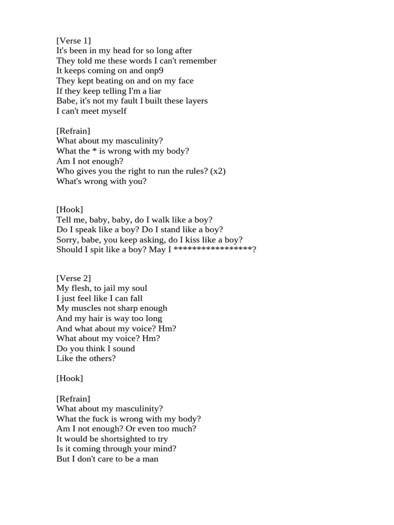 Exploring Masculinity and Identity | PDF