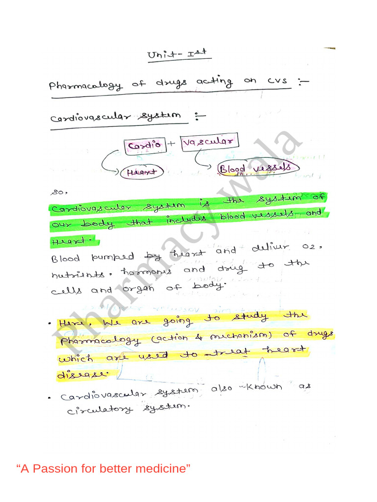 U-1 Pharmacology-2 B Pharm 5th Sem Shahruddin Khan Pharmacy Wala ...