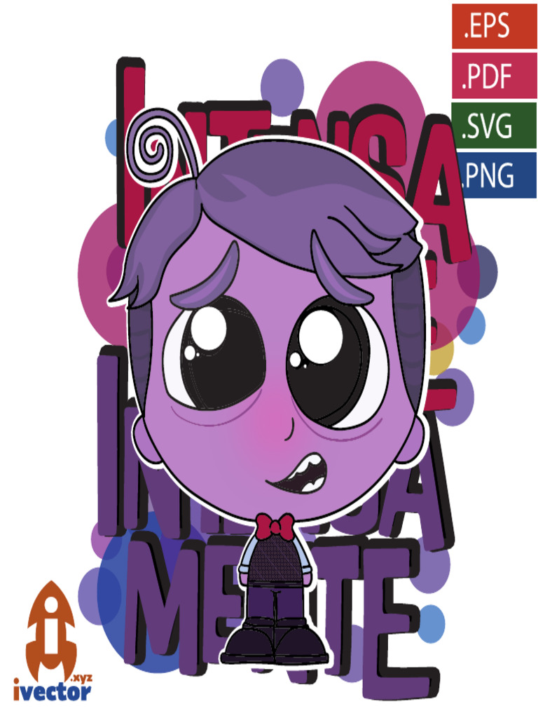 PERSONAJE INTENSAMENTE VECTOR EDITABLE EPS PDF | PDF