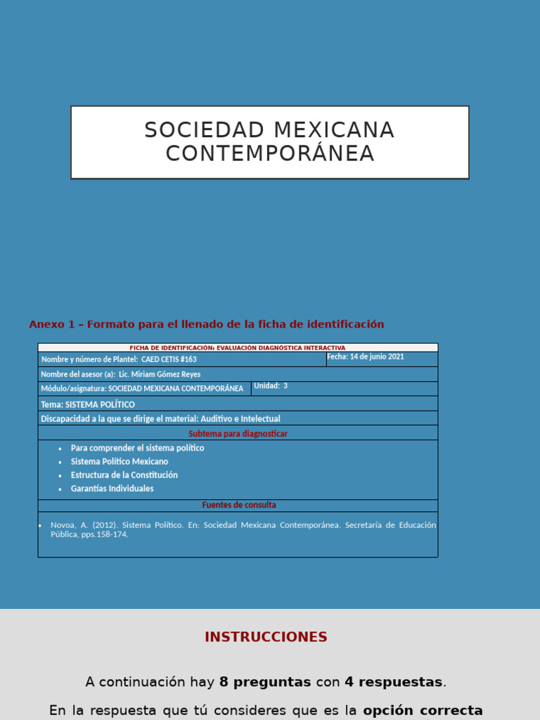 Caed Cetis 163 Miriam Gomez Reyes Edi02 | PDF | Derechos | Constitución