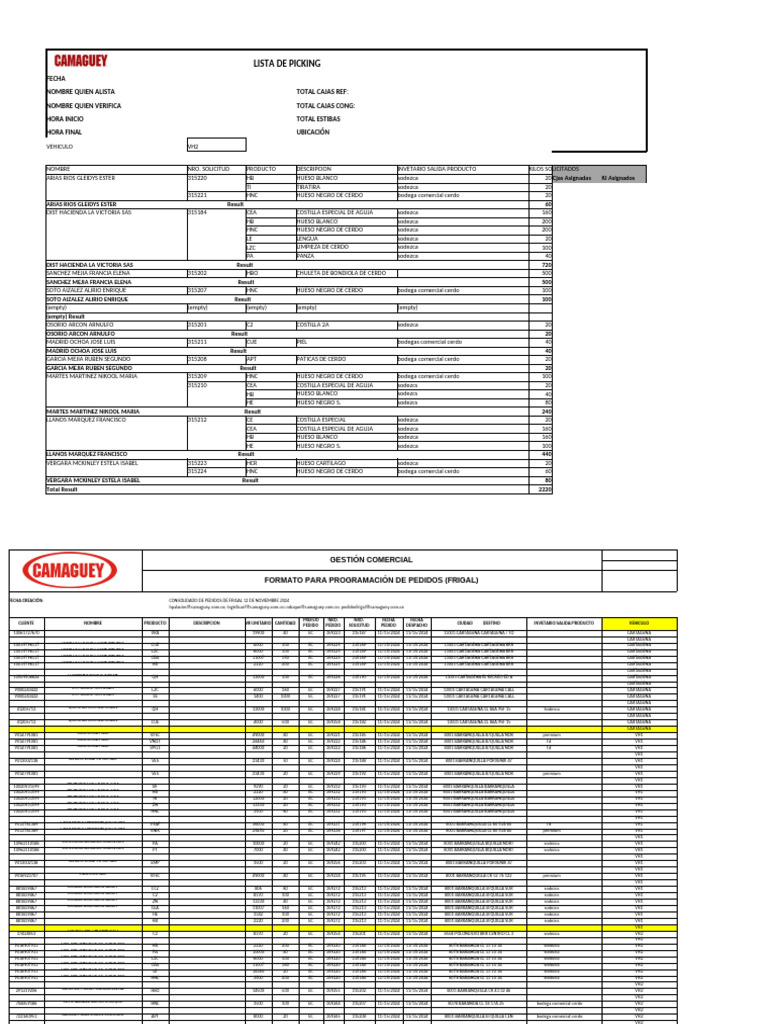 Lista Picking | PDF