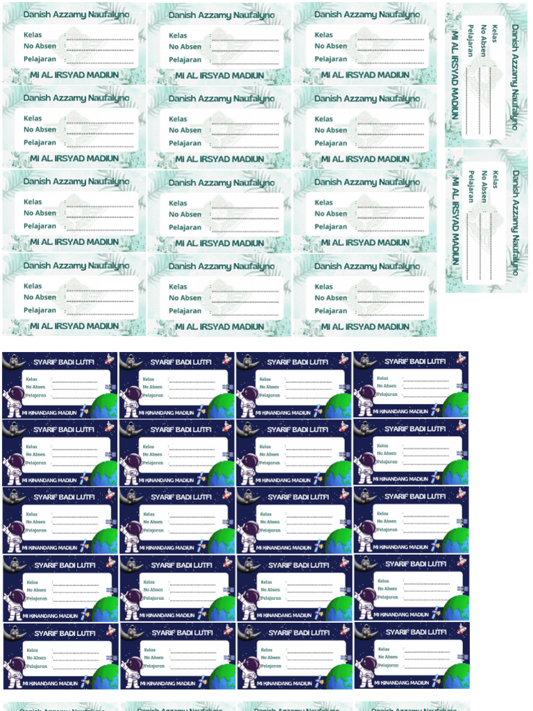 Print Namtag 1 | PDF