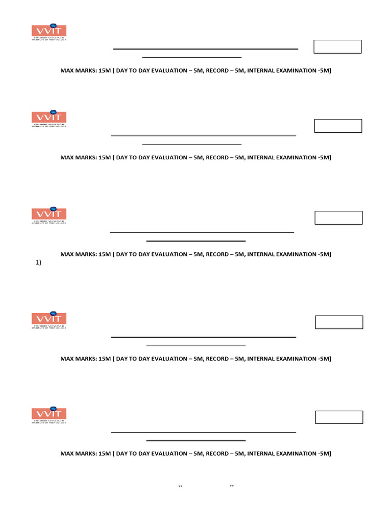 Java Lab Internal (R23) Sets - 2023 Batch | PDF | Method (Computer ...