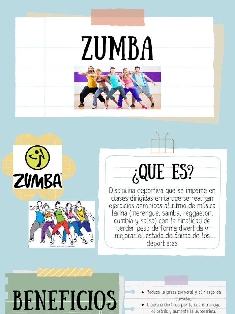 Presentacion Zumba | PDF | Aptitud física | Ejercicio físico