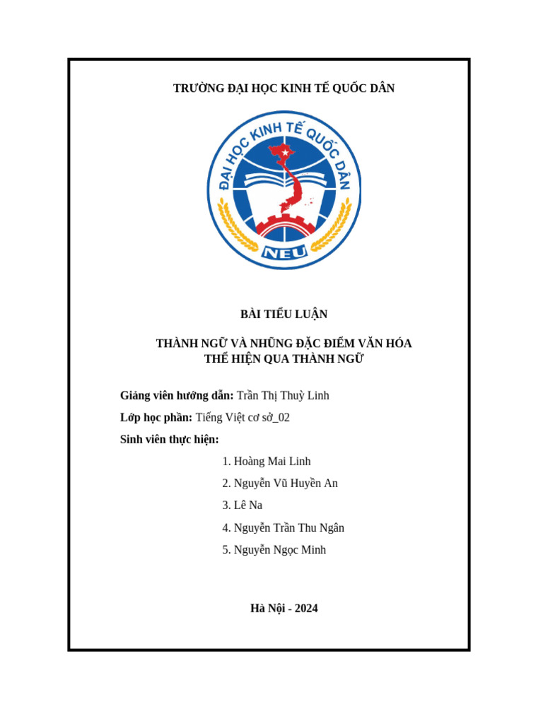 NNTV1114 - 02 Nhóm 7 Tiểu Luận | PDF