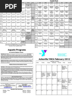 Abbey Stadium Swimming Timetable | PDF