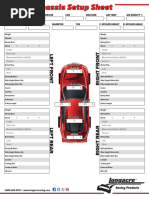 Larry Shaw Race Cars Recomended Tuning Guidelines and Setup Sheet | PDF ...