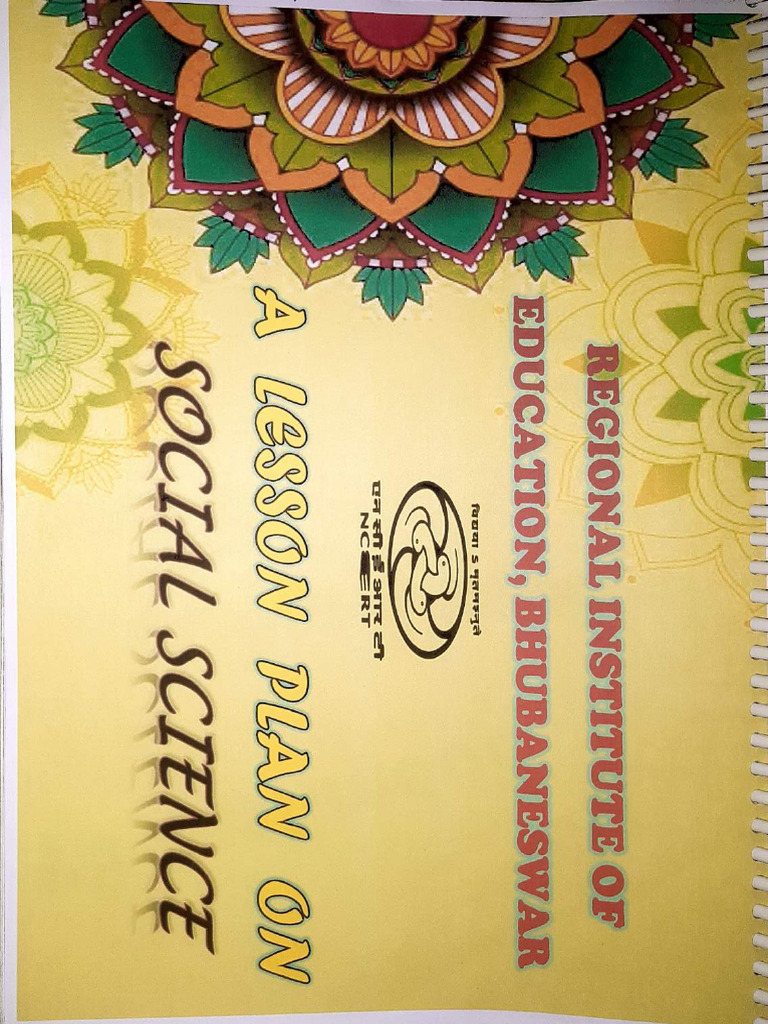 Social Science Lesson Plan by - Anitya | PDF