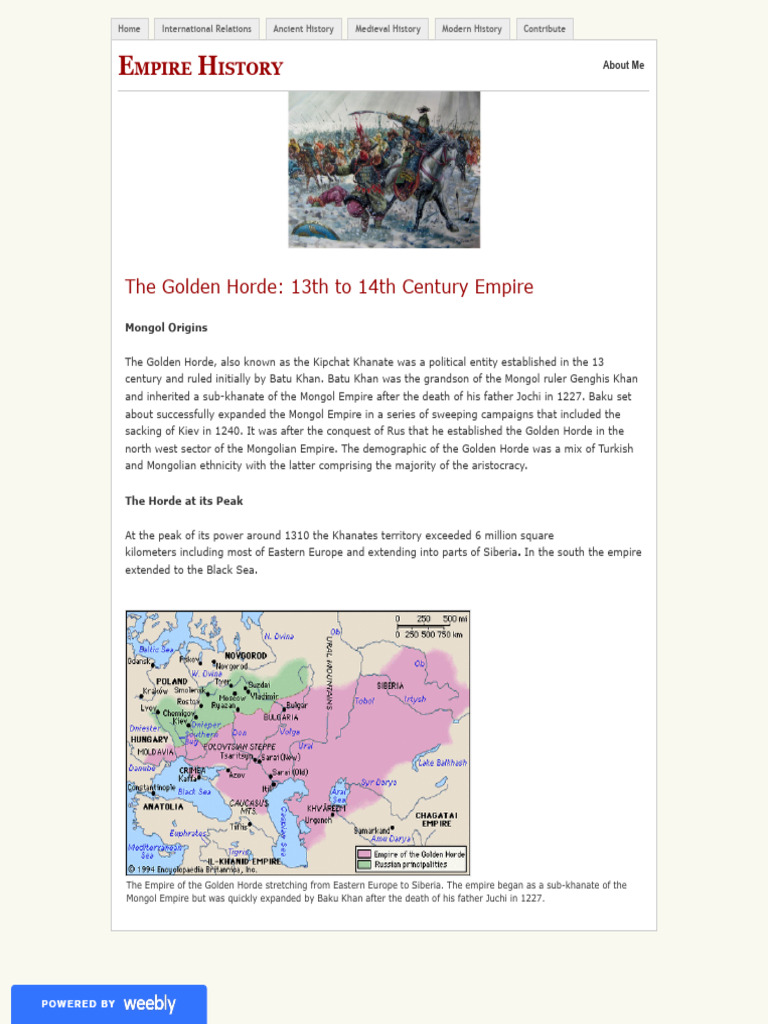 The Golden Horde - Empire History - 1646703342 - File2 | PDF