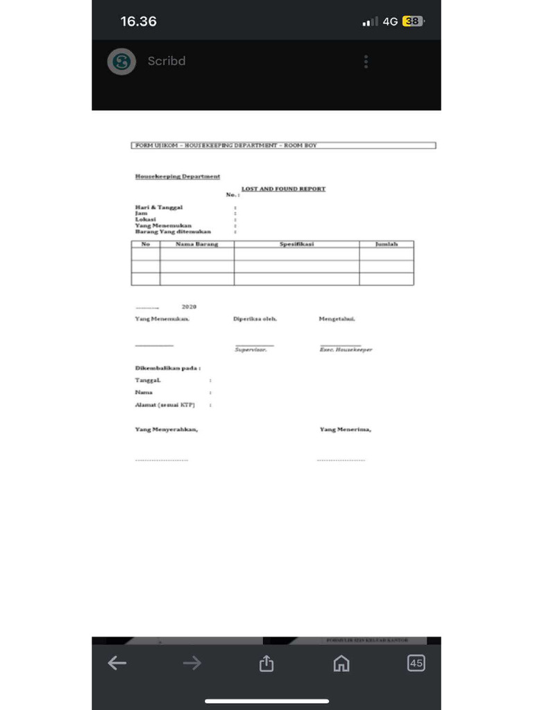 Lost and Found | PDF