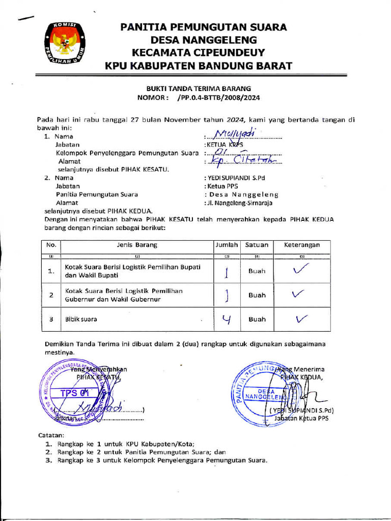 BTTB PENERIMAAN PPS | PDF