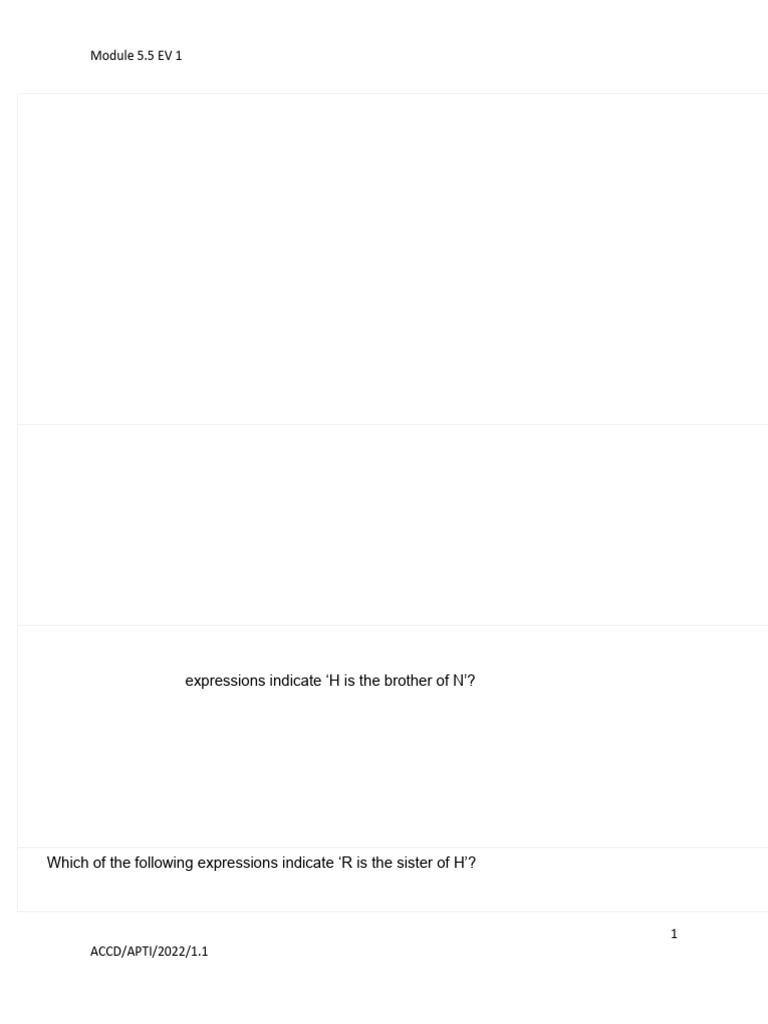 BLOOD RELATION (2) | PDF | Adulthood | Behavioural Sciences