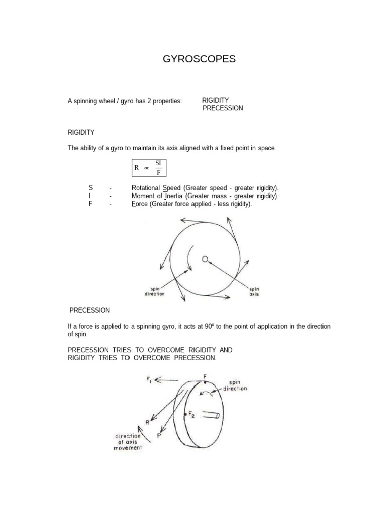 1 INS Gyro Instruments | PDF
