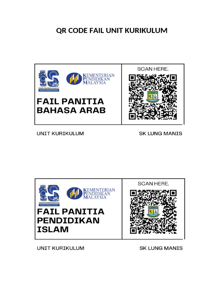 QR CODE FAIL PANITIA | PDF