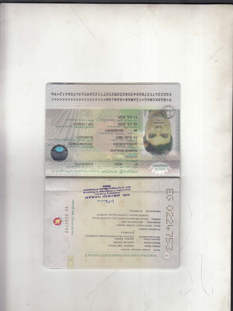 Passport Samar, Jharna | PDF