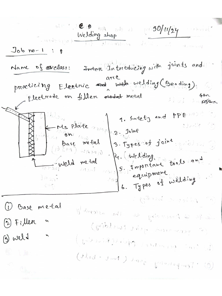Welding Shop Job 1 | PDF