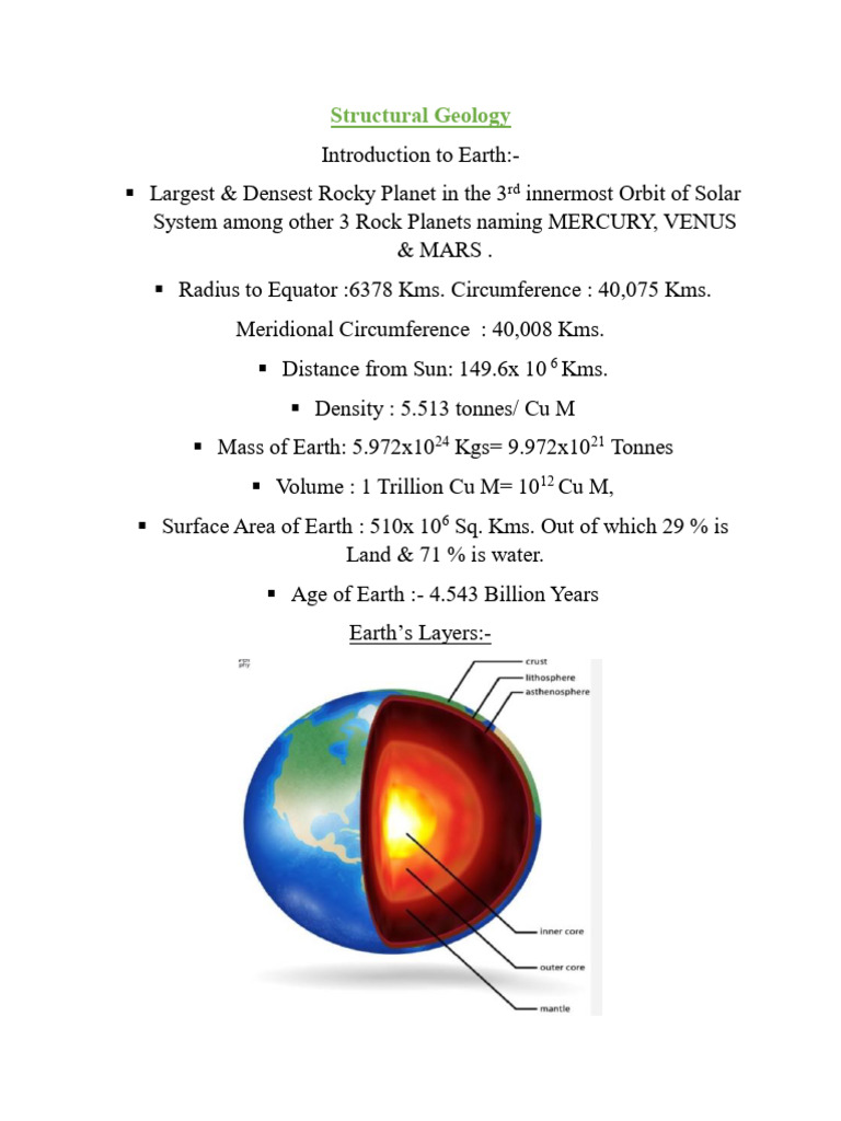 W5L12C9 Structural Geology | PDF | Earth | Weathering