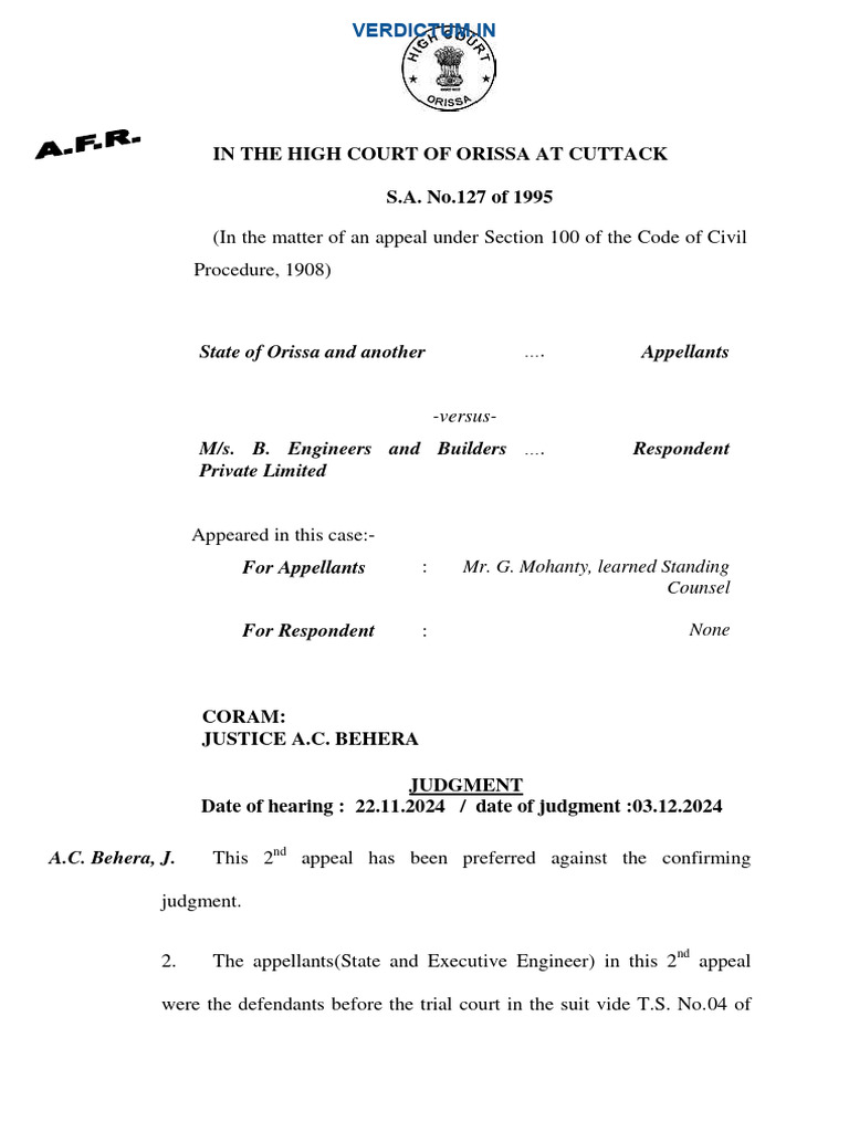 Plaintiff Can't Be Non-Suited On Ground of Non-Service of 80 CPC Notice ...