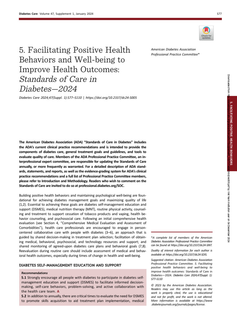 Facilitating Posrtive Health Behaviors and Well-Being To Improve Health ...