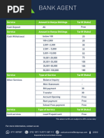 KCB Tariff Guide 2025 Overview | PDF | Banks | Debit Card