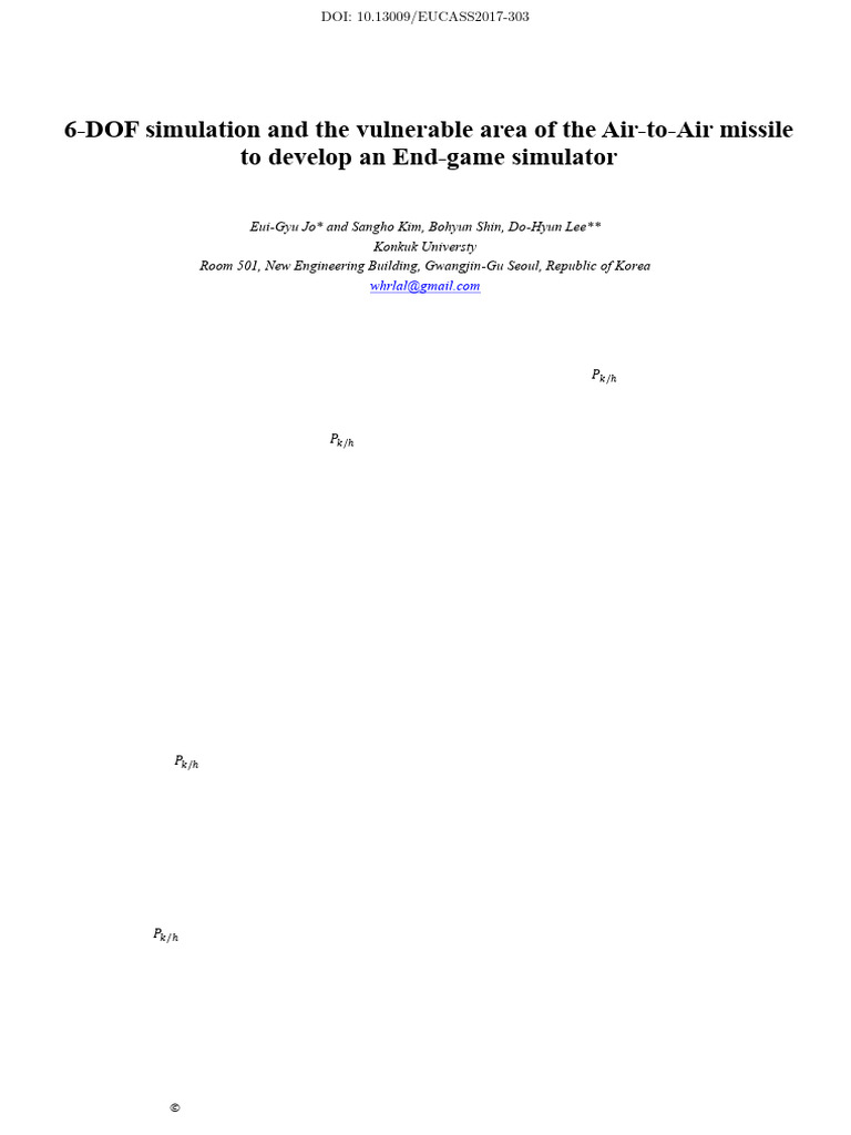 EUCASS2017-303 | PDF | Simulation | Aerodynamics