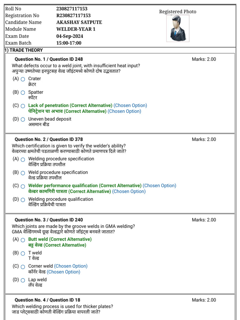 Satpute Iti Paper | PDF