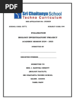 Class 12 Investigatory Project on Pollination | PDF | Pollination ...