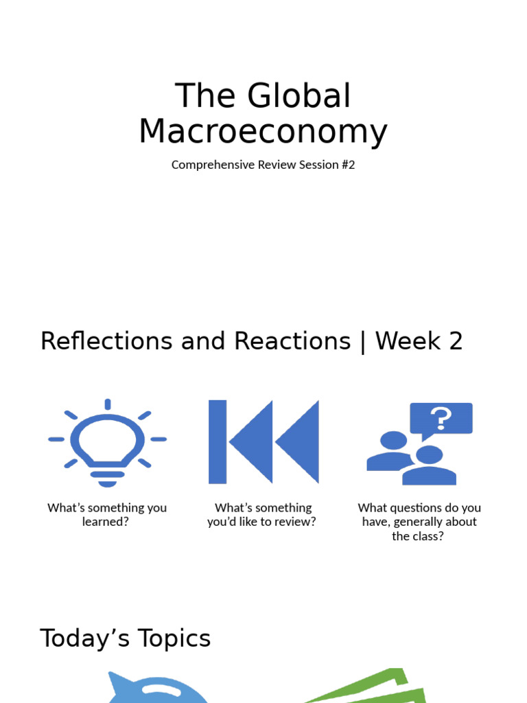 The Global Macroeconomy: Comprehensive Review Session #2 | PDF | Interest | Demand
