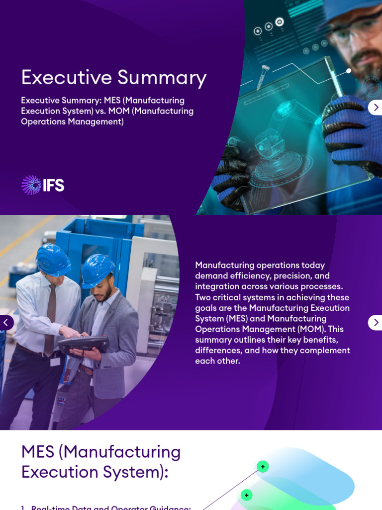 MES x MOM | PDF | Operations Management | Business