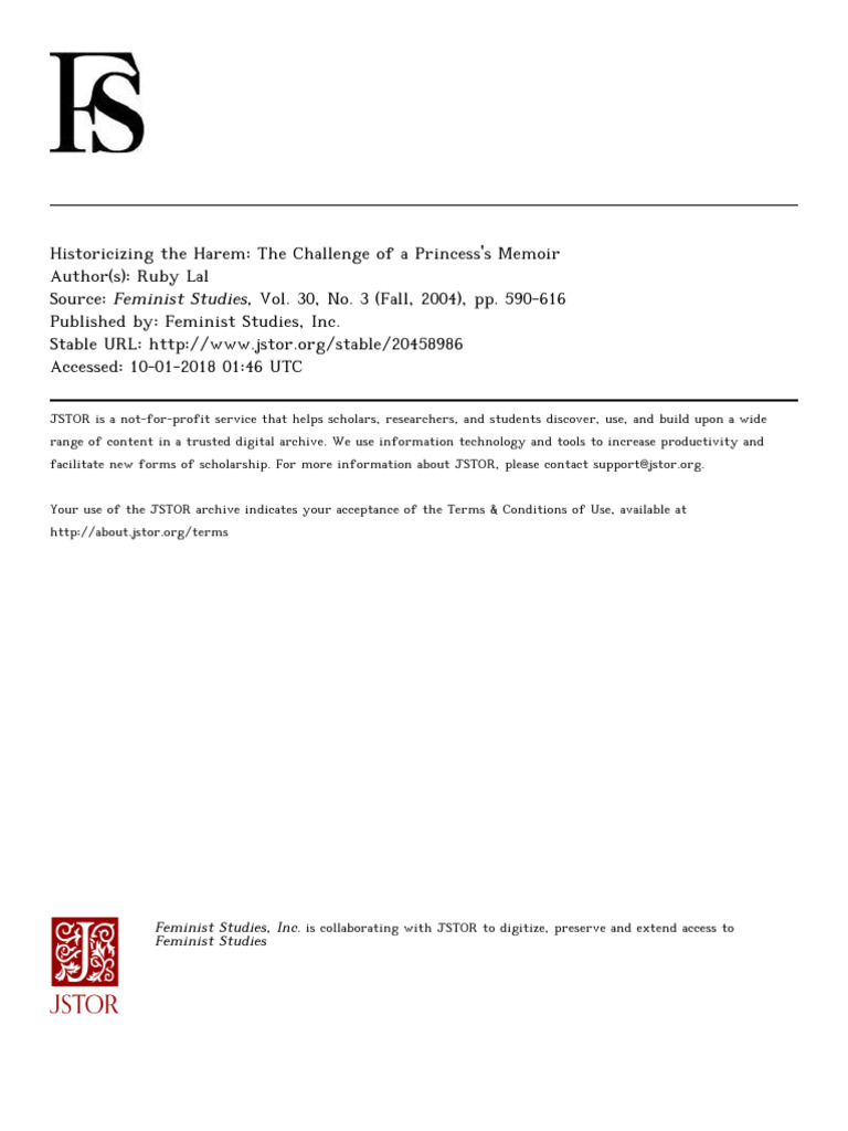 Challenges of A Princess Memoir Ruby Lal | PDF | Mughal Empire