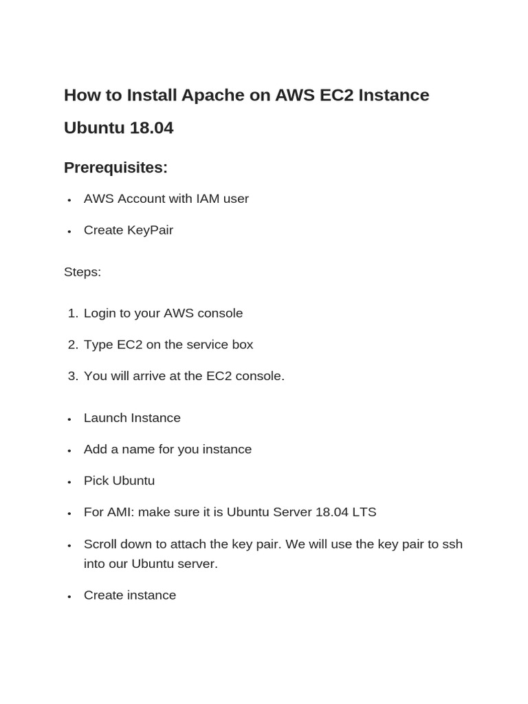 EC2 Ubuntu | PDF | Secure Shell | World Wide Web