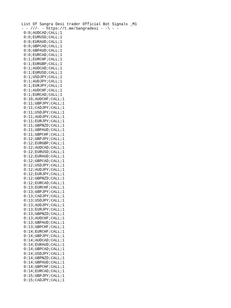 100 - 100 CALL M1 Signal Software | PDF