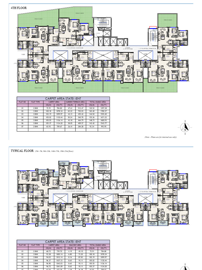 2 & BHK Floor Plans | PDF