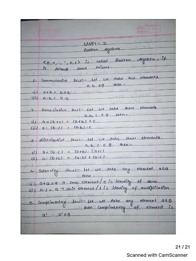 Module - 4 Boolean Algebra | PDF