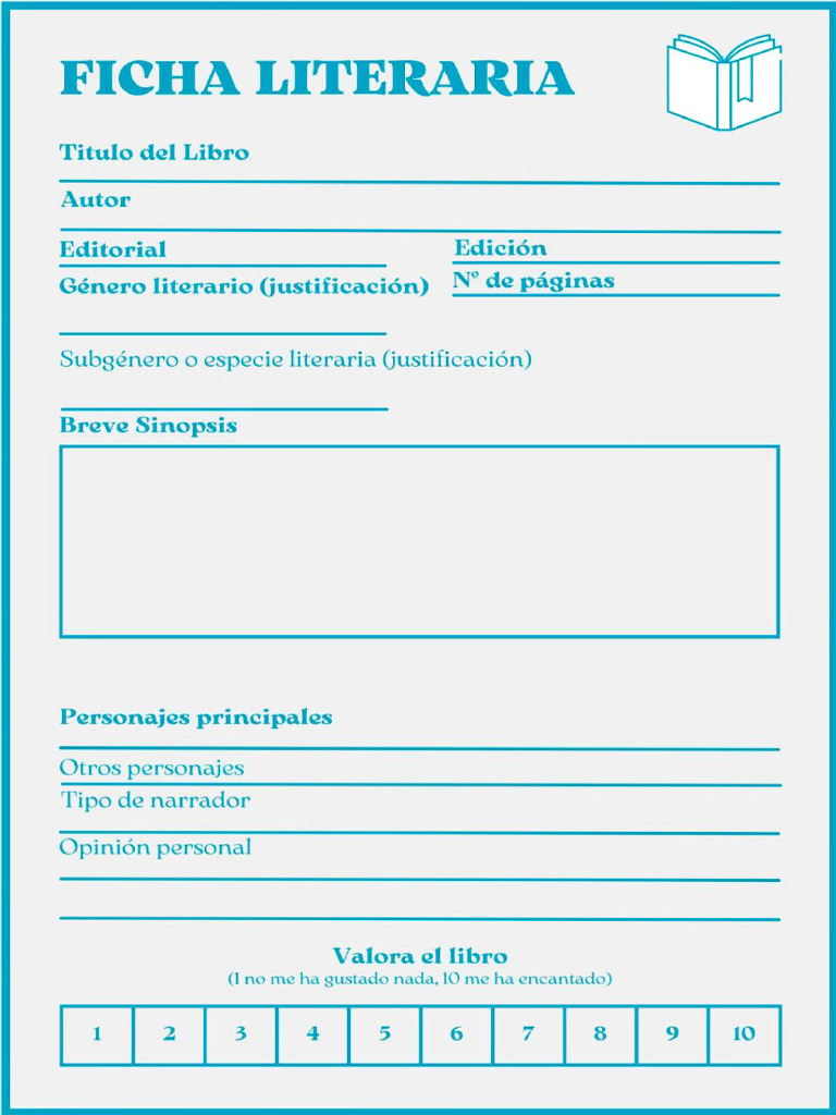 Ficha Literaria | PDF