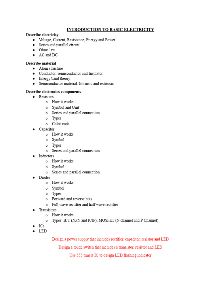 Digital Logic and Microcontroller.docx | PDF | Rectifier | Bipolar Junction Transistor