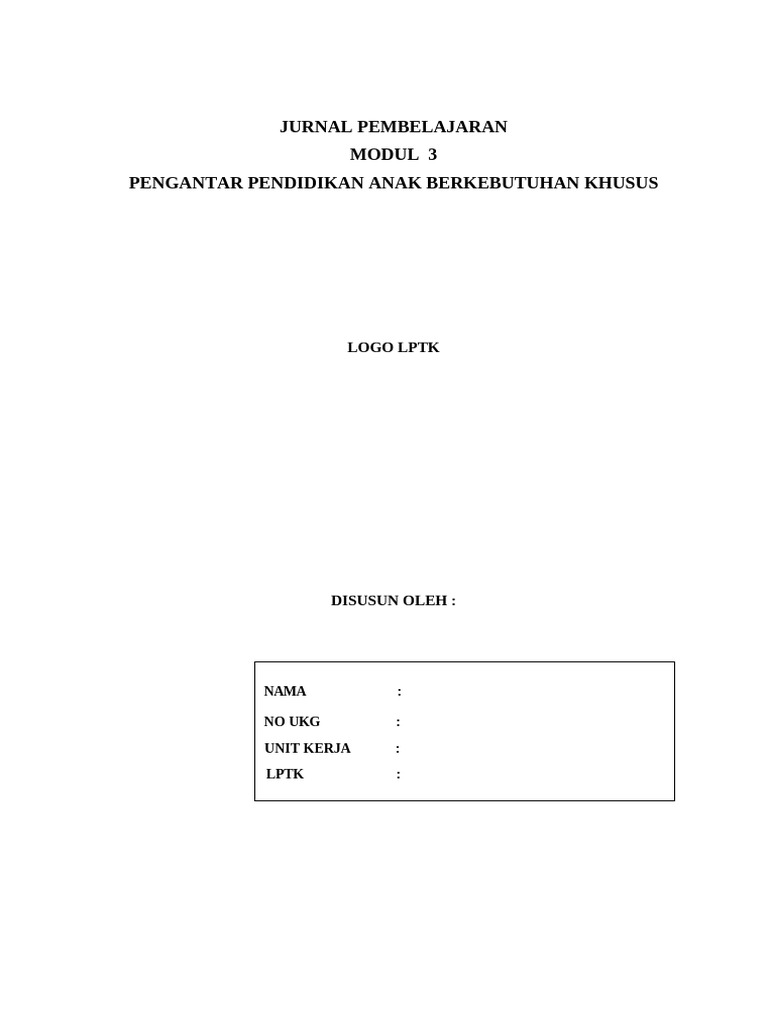 Jurnal modul 3_PPABK_Ade Ahmad Saudiyana | PDF