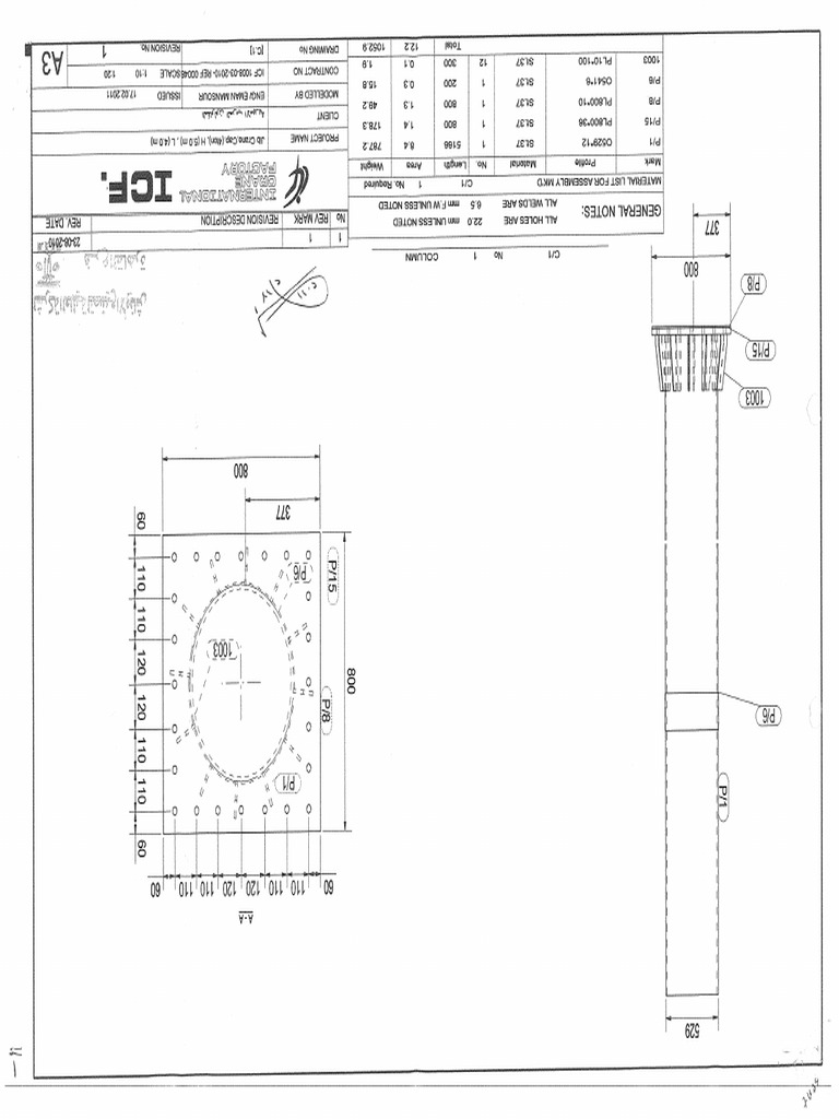 04 Jib Crane Drawings ICF | PDF