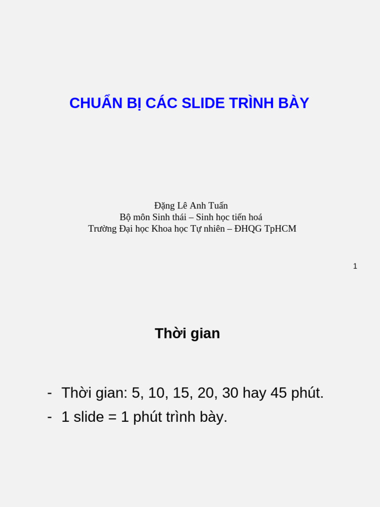 B3a Slide Preparation | PDF