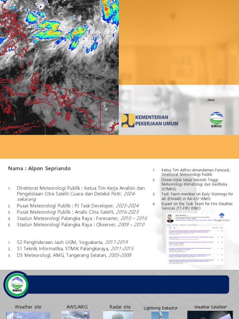 Citra Satelit Cuaca-SDA-PUPR - 20241107 | PDF