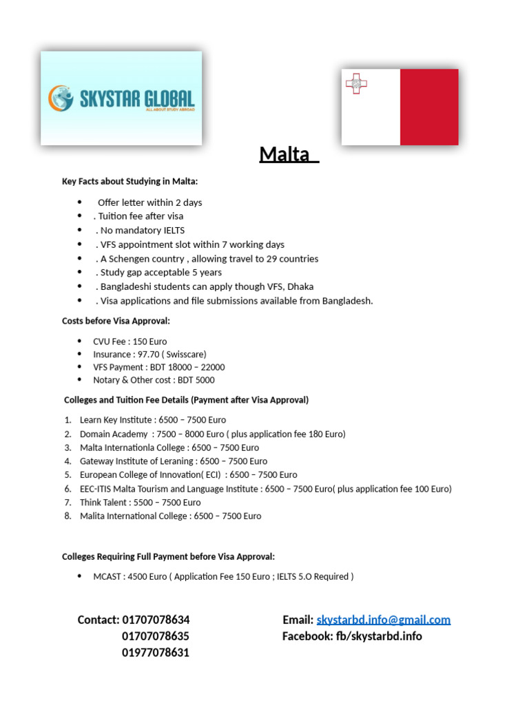 Study in Malta | PDF