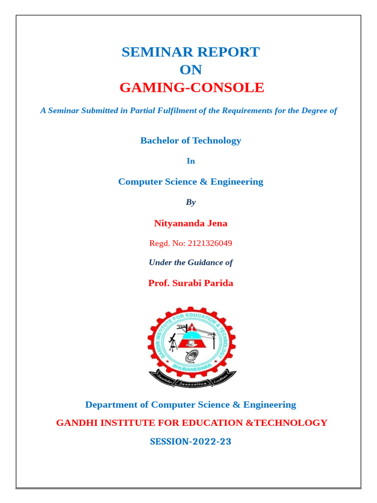 Nitya | PDF | Video Games | Video Game Consoles