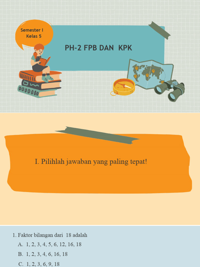 2.PH MTK Bab 2-FPB Dan KPK | PDF