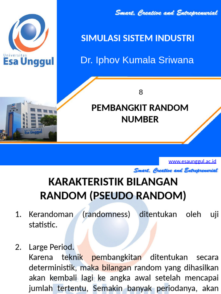 8. Pembangkit Random Number | PDF