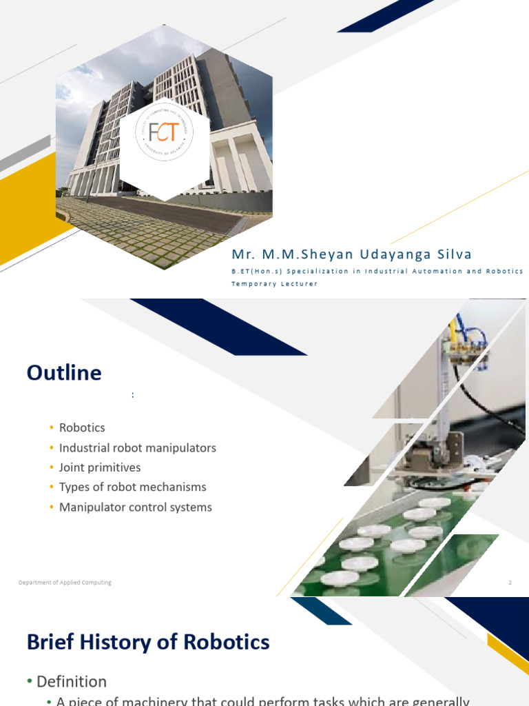 Lec 04-Robotics I | PDF | Rotation | Robot