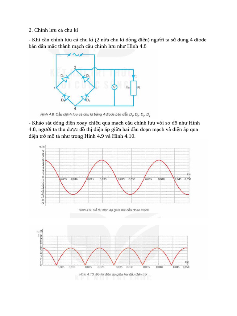 2. Chỉnh lưu cả chu kì | PDF