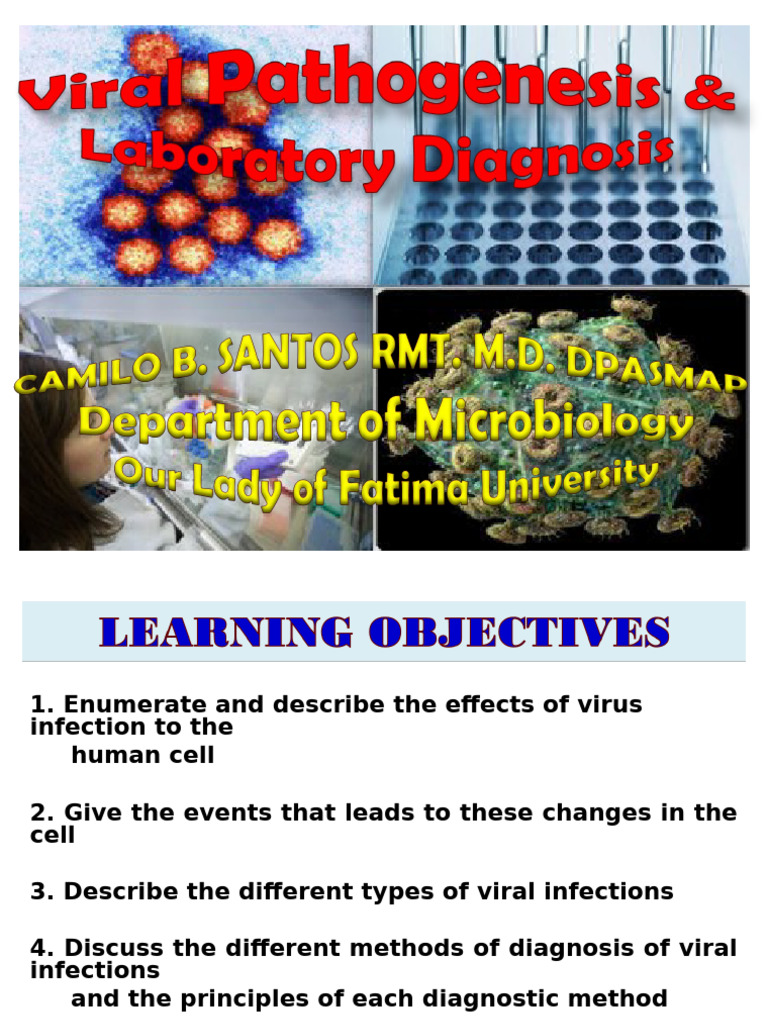 5-2 Viral Pathogenesis & Laboratory Diagnosis | PDF | Virus | Elisa