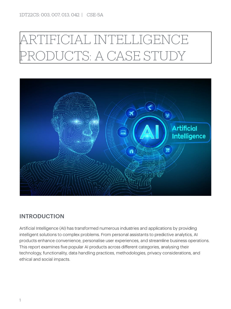 ai report | PDF | Artificial Intelligence | Intelligence (AI) & Semantics