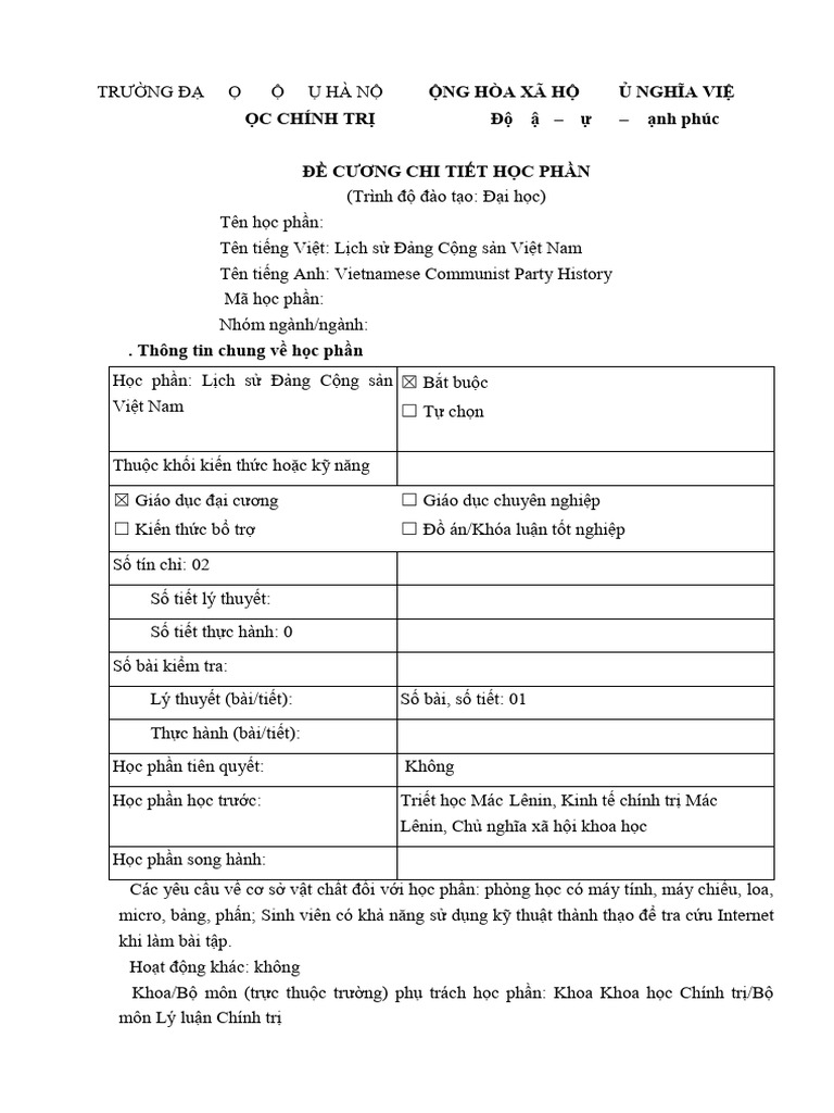 DC Lich Su DCSVN 2021 | PDF